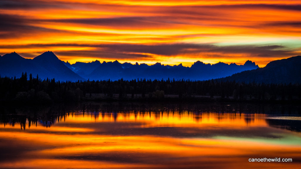 Alaska sunset - Canoe the Wild