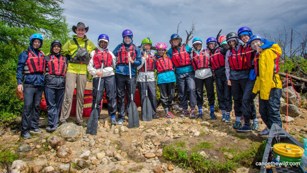 Girls summer camp canoe trip - Canoe the Wild