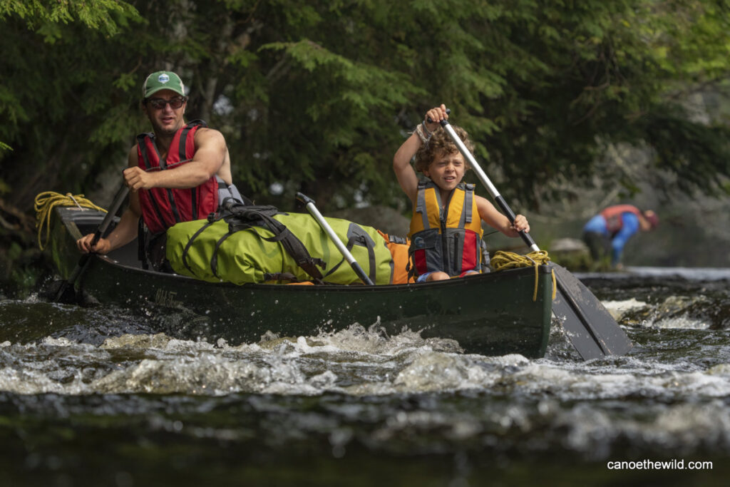 Lively Canoose Rapids on the St. Croix River - Canoe the Wild