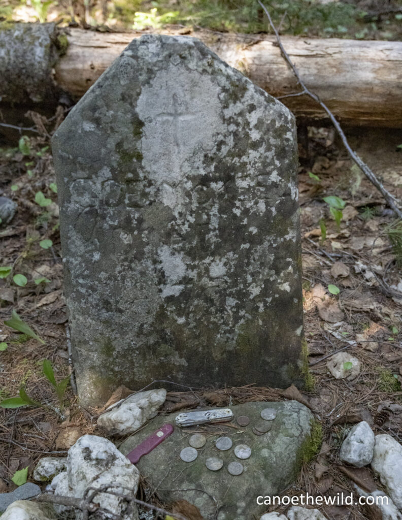 Joe Mickel Gravesite Allagash History - Canoe the Wild